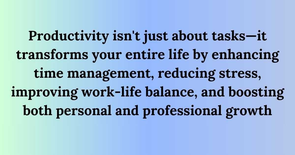 What is Productivity and How Can It Improve Your Life - Self Magnet